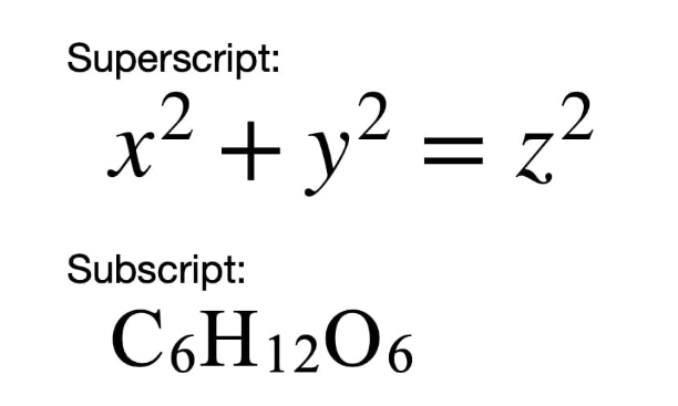 Subscript Definition Subscript Definition
